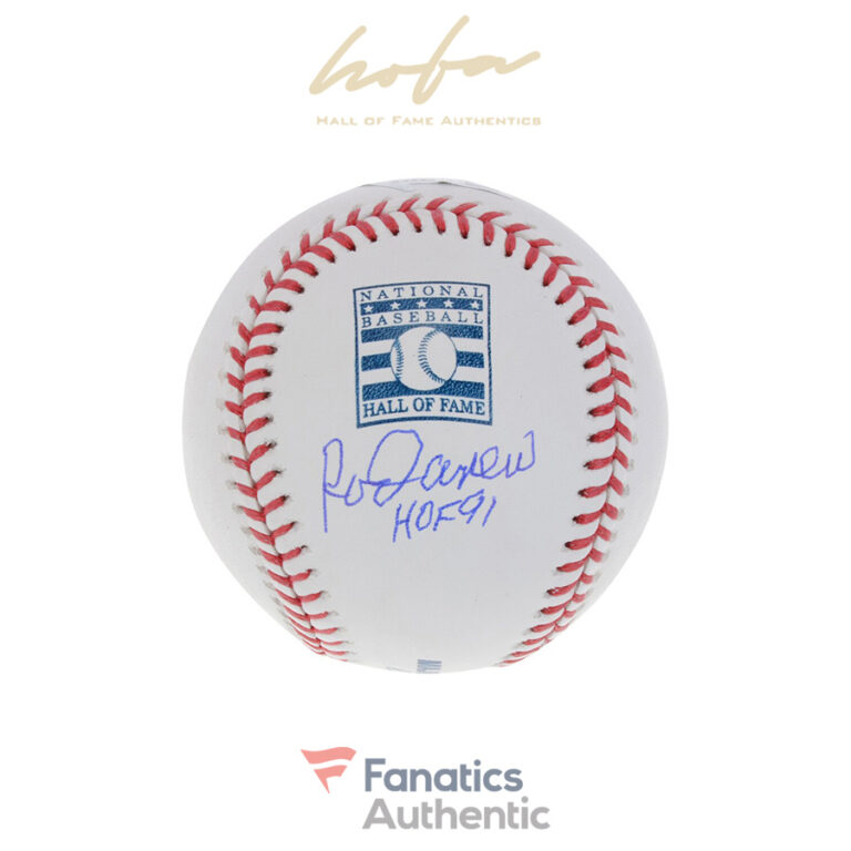 Rod Carew Minnesota Twins Autographed Hall of Fame Logo Baseball with ...